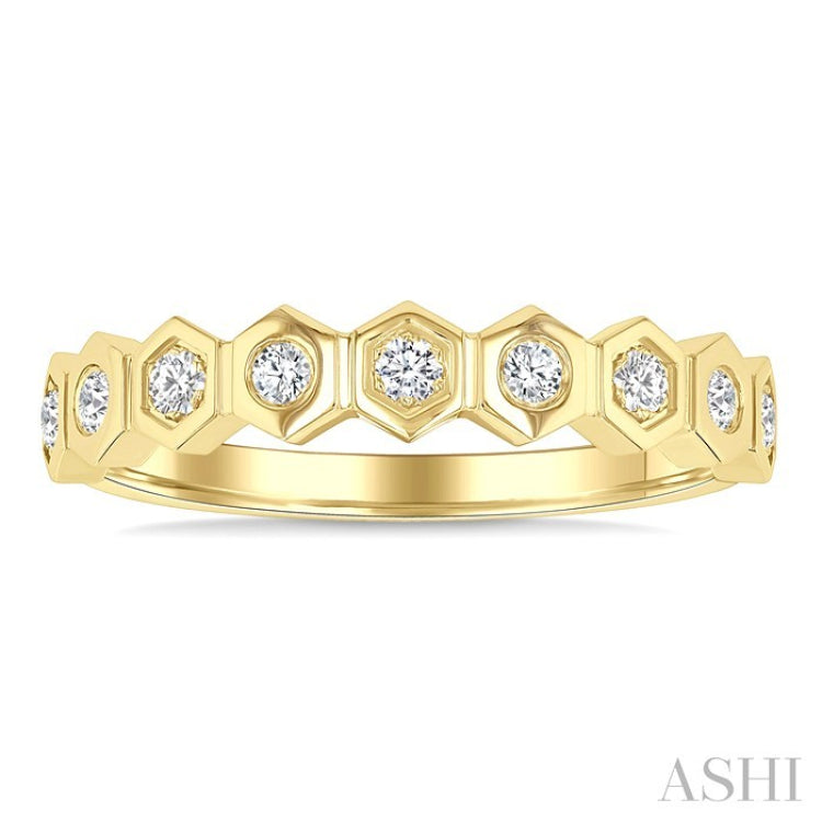 Hexagon Shape Diamond Fashion Ring - 408A7FEADFGYG – Feldsteins Jewelers